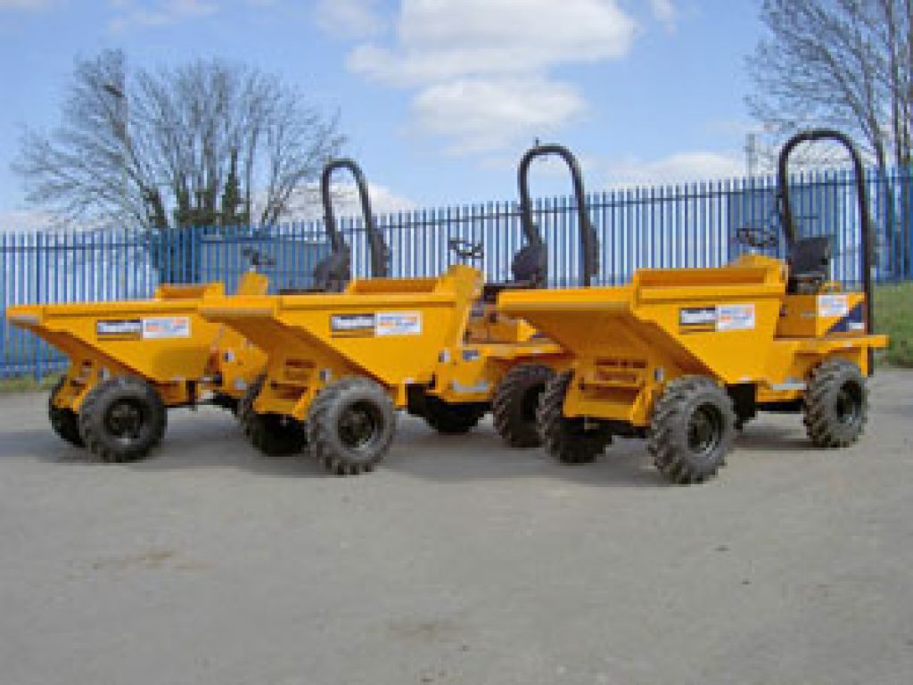 Four New Thwaites 2-tonne Dumpers Arrive - Didcot Plant